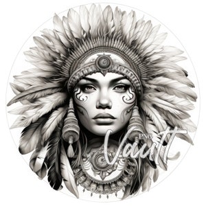 PNG JPG Indian Native American Design Bundle, Indian PNG, Native ...