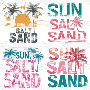 PNG Summer Sun Salt Sand Beachy Beach Design Tropical Pastel Beach ...