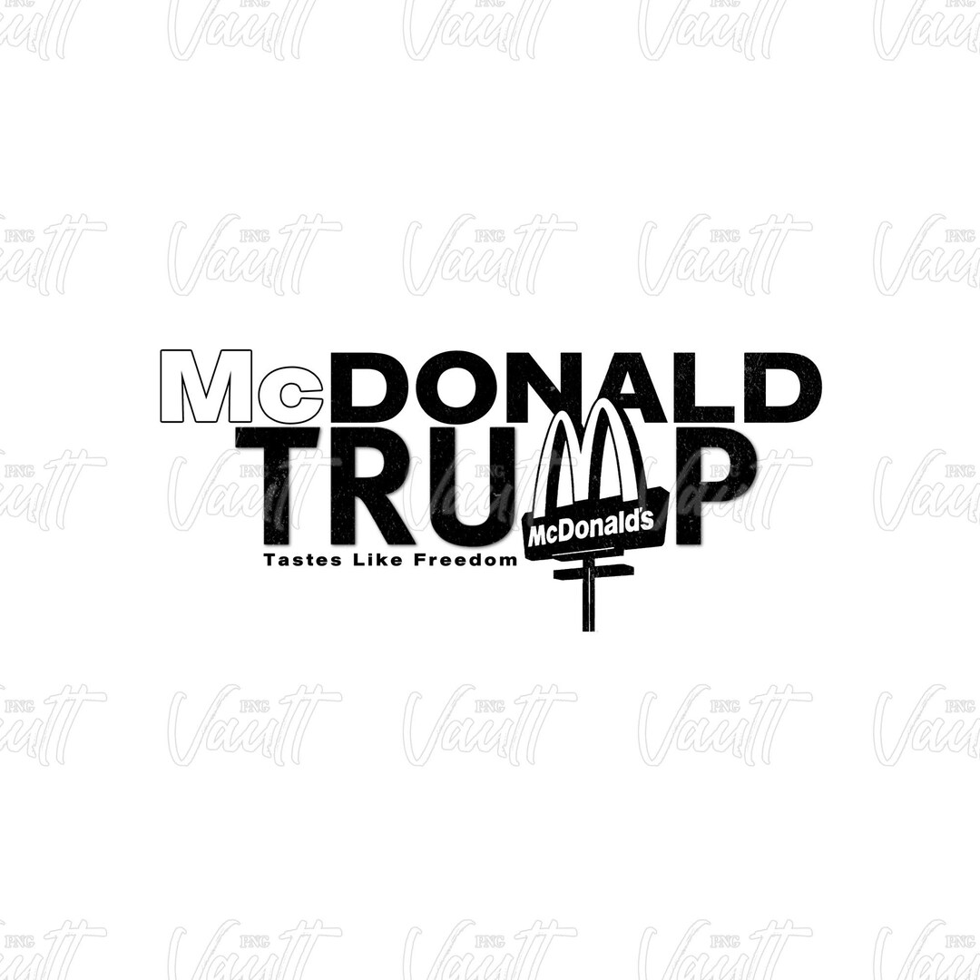 TRUMP PNG Design Fast Food Worker | I'm Lovin' It | Pro Trump Anti ...