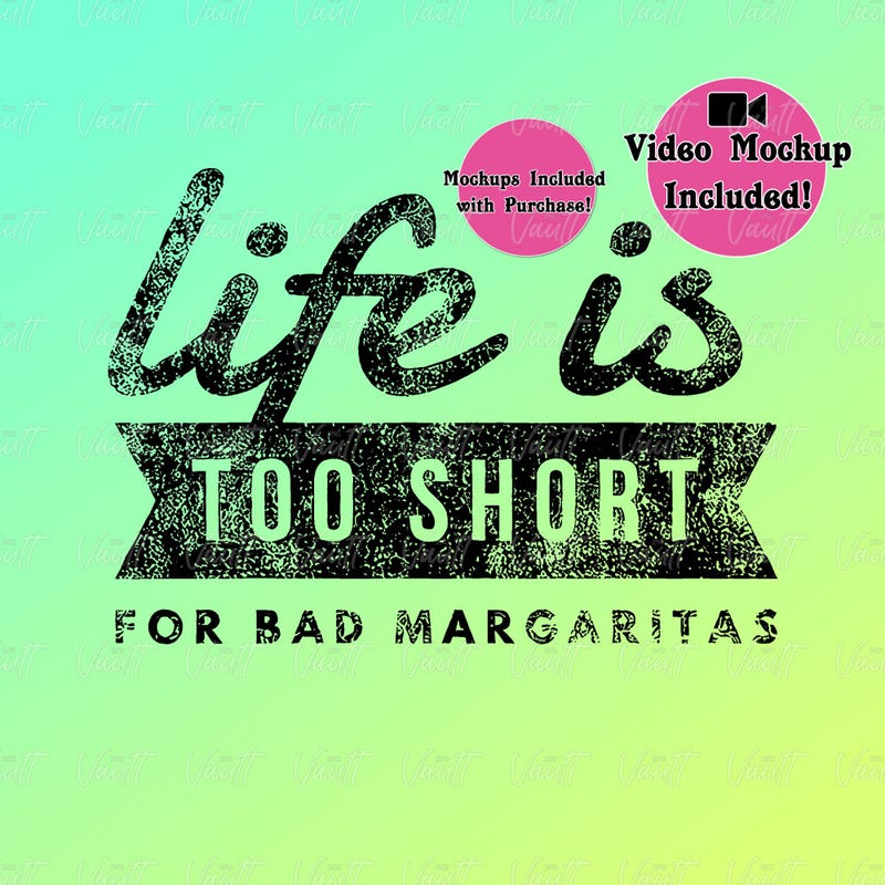 Life is Too Short - Etsy