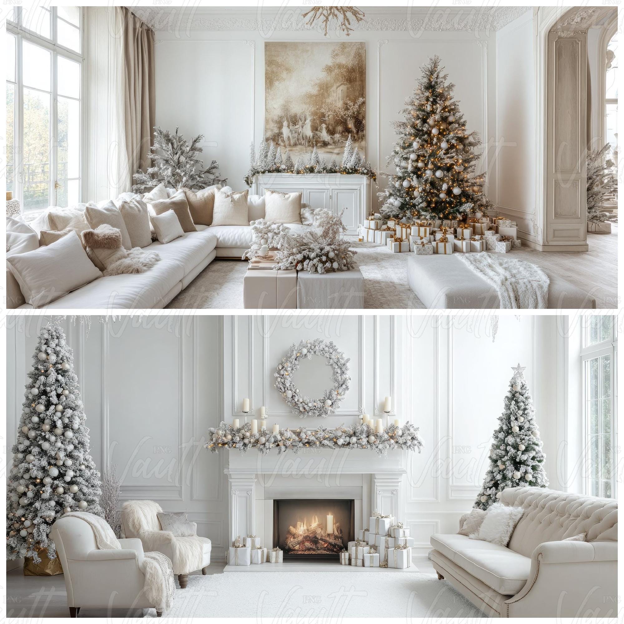 CHRISTMAS Zoom Background | Office Pack for Virtual Meetings, Digital ...