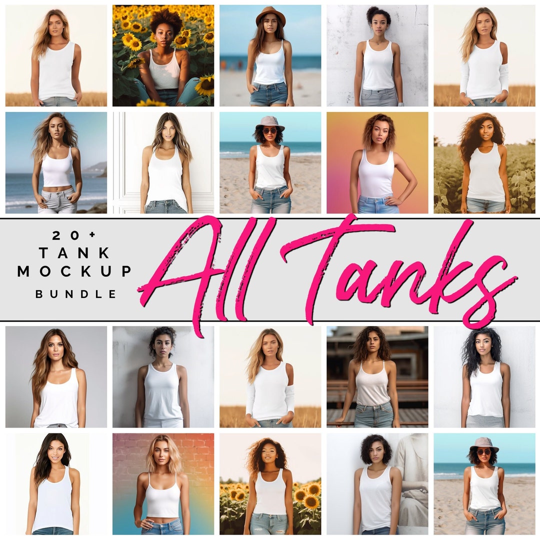 25+ Tank Top Mockup Bundle Tanktop Mockup Tank Top Mock up Bundle ...