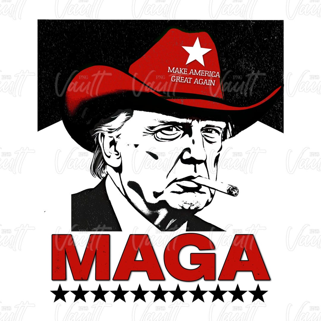 PNG Trump MAGA Design | Trump Marlboro Man | Donald Trump Maga Cowboy ...