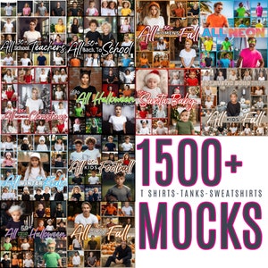 1500+ Mockups Mega Bundle and Growing Every Day! Tshirt Mockup Tank Top ...