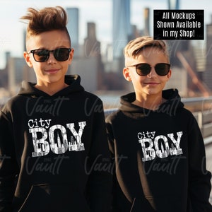 PNG City Boy New York Skyline White PNG Design Urban Mens Kids Boys T ...