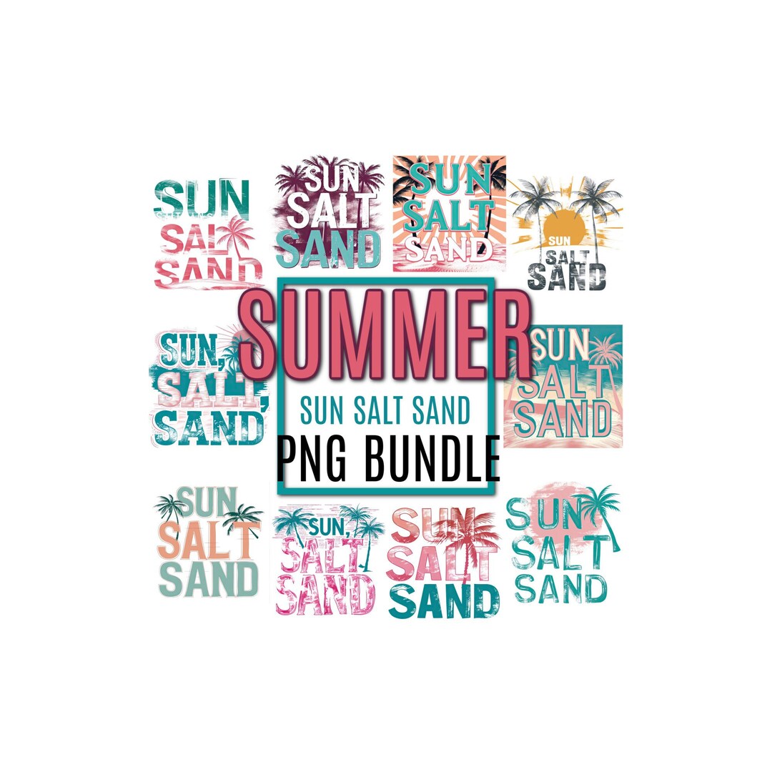 PNG Summer Sun Salt Sand Beachy Beach Design Tropical Pastel Beach ...
