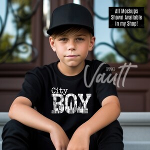 PNG City Boy New York Skyline White PNG Design Urban Mens Kids Boys T ...