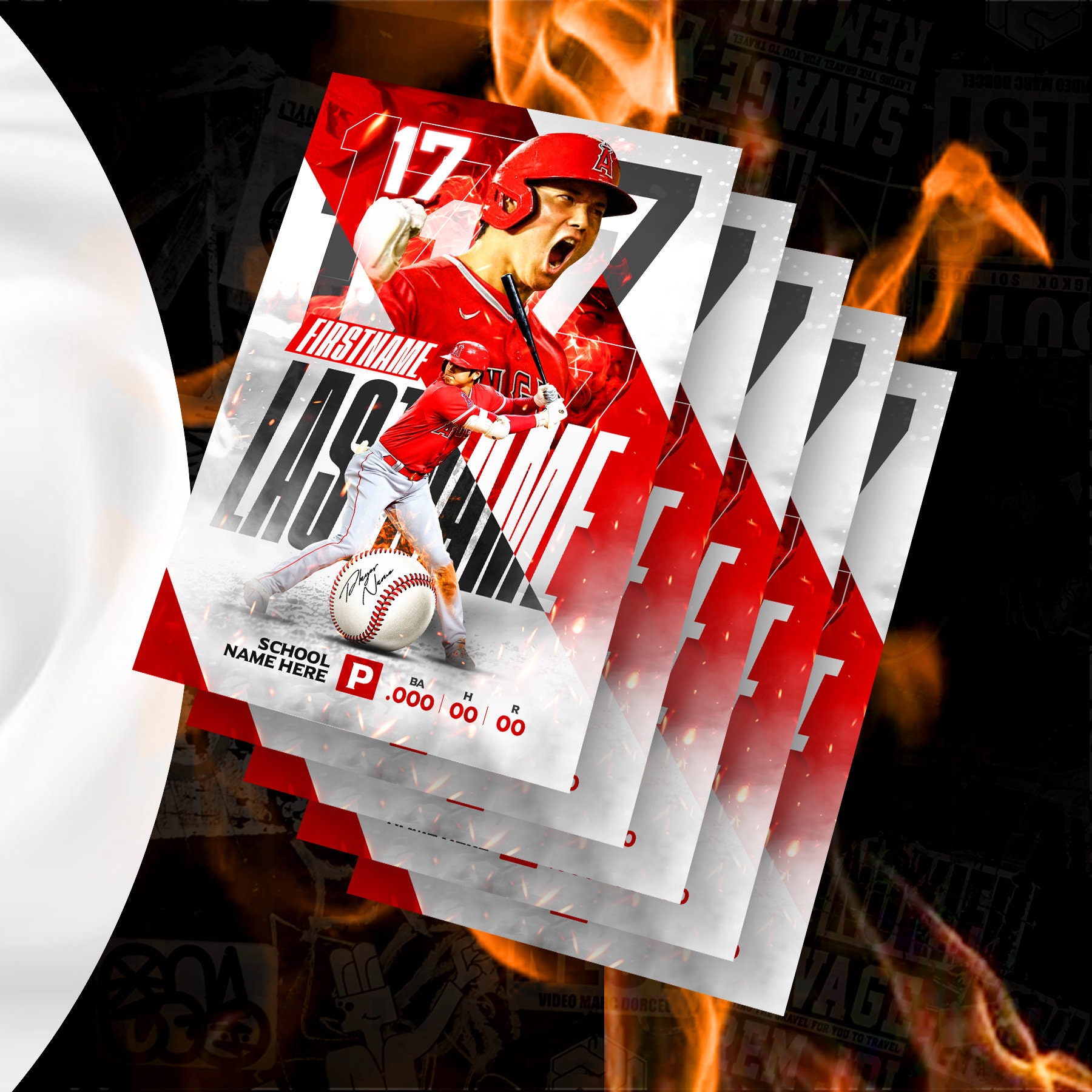 Custom Baseball Poster, Sports Poster Template, Senior Night Banner ...