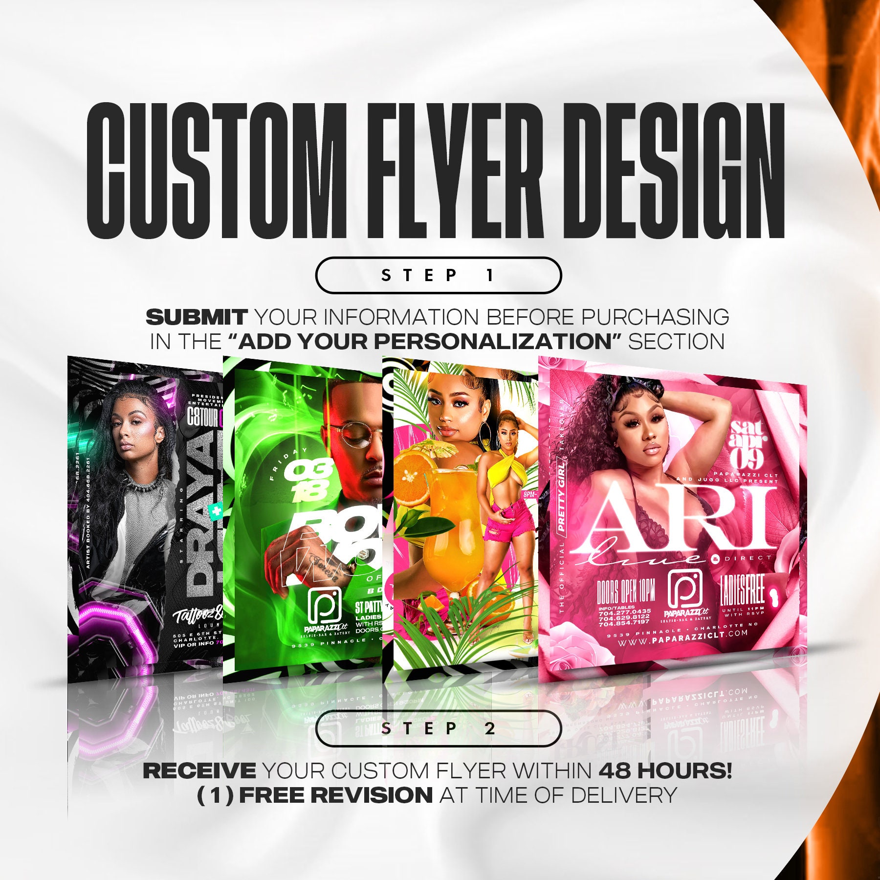 Custom Flyer Design, Party Flyer, Night Club Flyer, Birthday Flyer ...