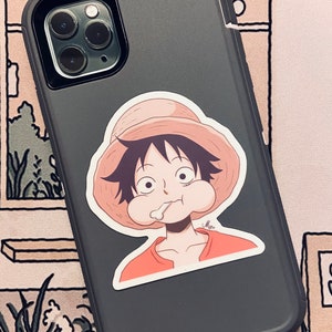 Pirate Anime L.uffy Vinyl Sticker | Waterproof, Fadeproof, Scratch ...