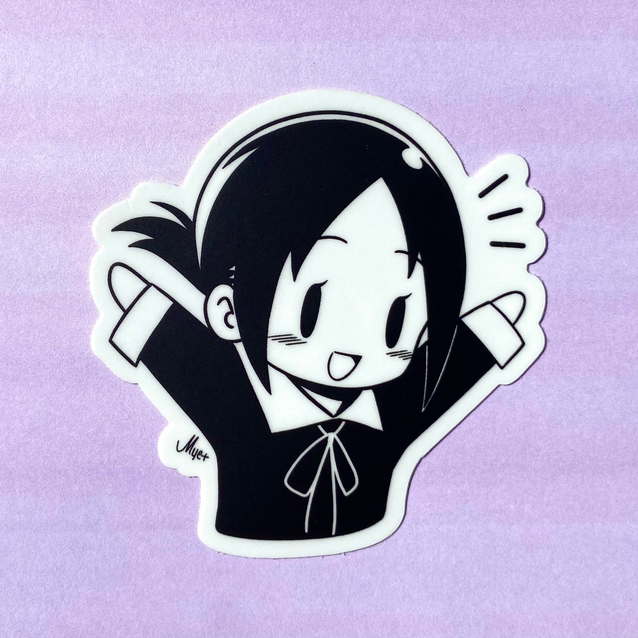 Chibi K.aguya-sama Sticker Waterproof Fadeproof Scratch - Etsy