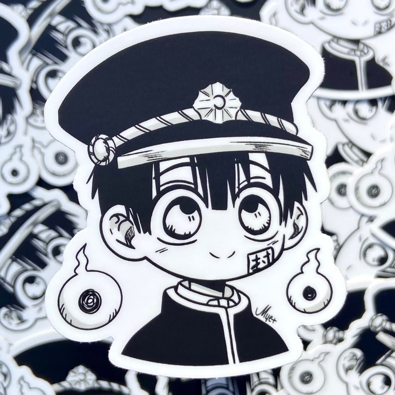 Chibi H.anako-kun Vinyl Sticker | Waterproof, Fadeproof, Scratch ...