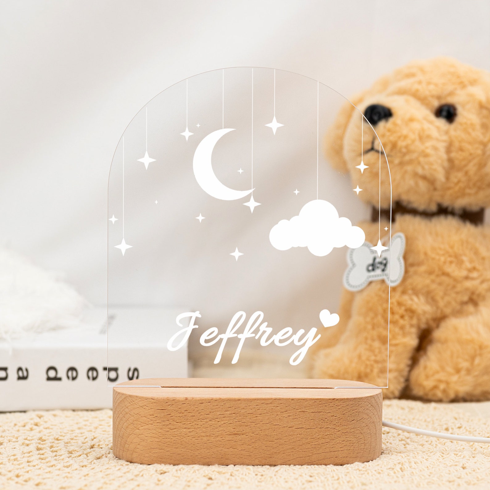 Personalized Name Night Light for Baby/kids,warm Night Light,baby Night Light With Name,birthday ...