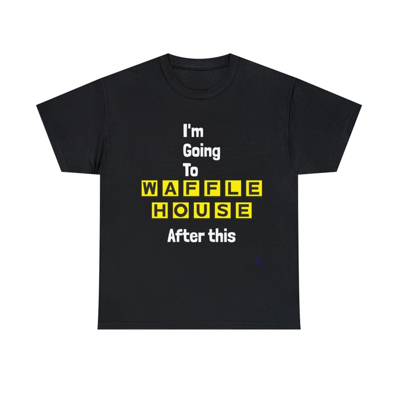 Unisex Waffle House T-shirt Black Waffle House Tee - Etsy