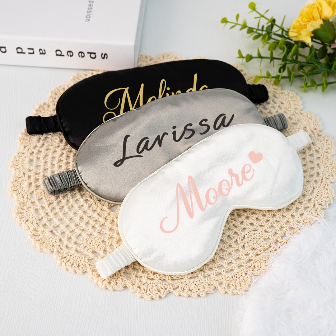 Satin Name Sleep Mask,custom Sleep Eye Mask Gift for New Mom Gift ...