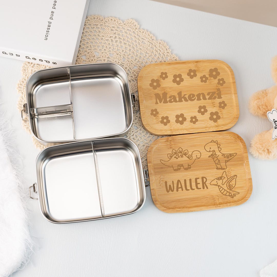 Girls Boys Lunch Box,custom Engraved Kids Name Lunch Box,back to School ...