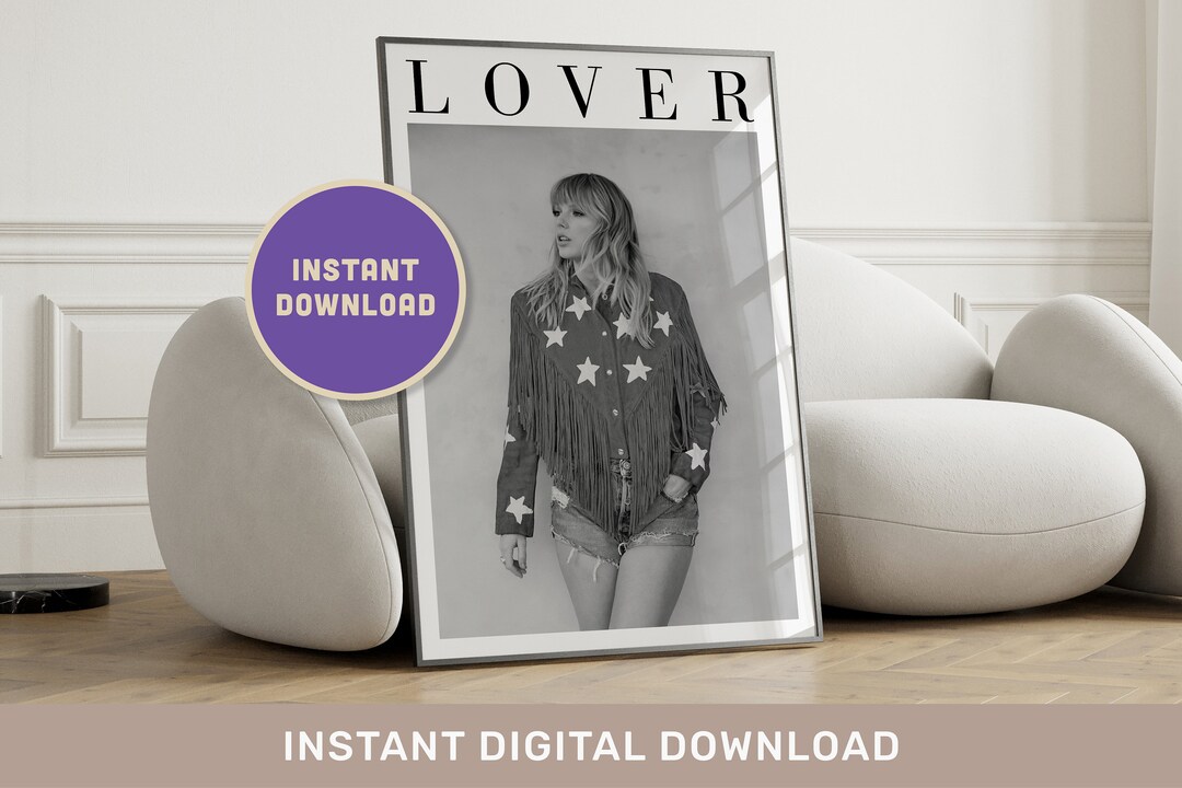 Lover Album Poster Digital Download Stars Lover Poster TS - Etsy