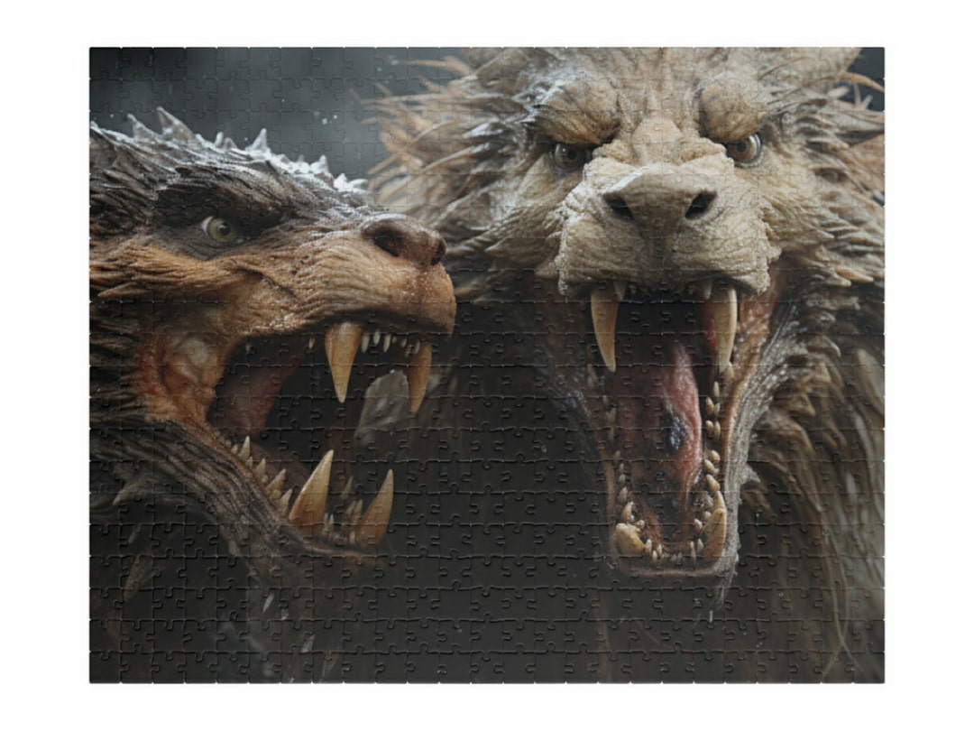Werewolf Puzzle Fantasy Jigsaw Puzzle for Adults Family Game - Etsy