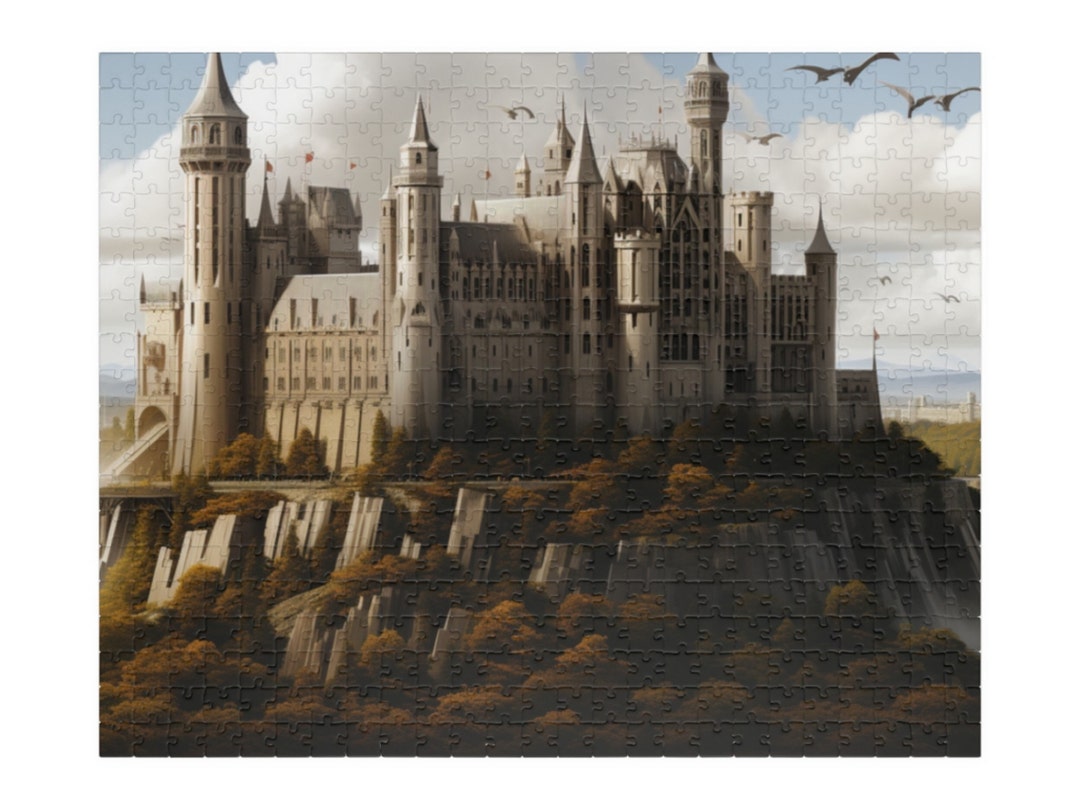 Magnificent Medieval Castle Jigsaw Puzzle: A Unique Challenge for Castle Lovers and Kids 110 ...