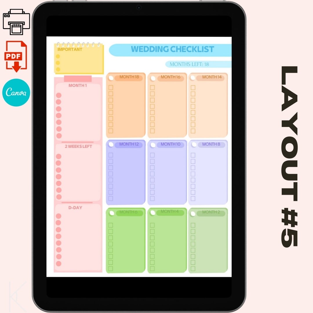 Pastel Checklists for Planner Digital Planner Checklists Pastel Planner ...