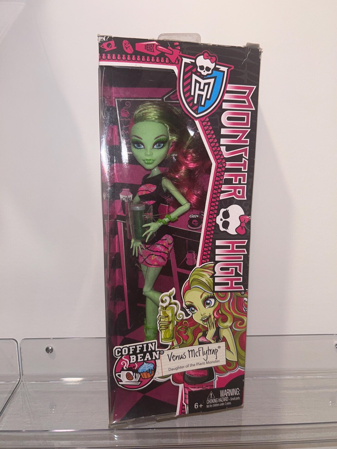 Monster High Coffin Bean Venus Mcflytrap NIB - Etsy