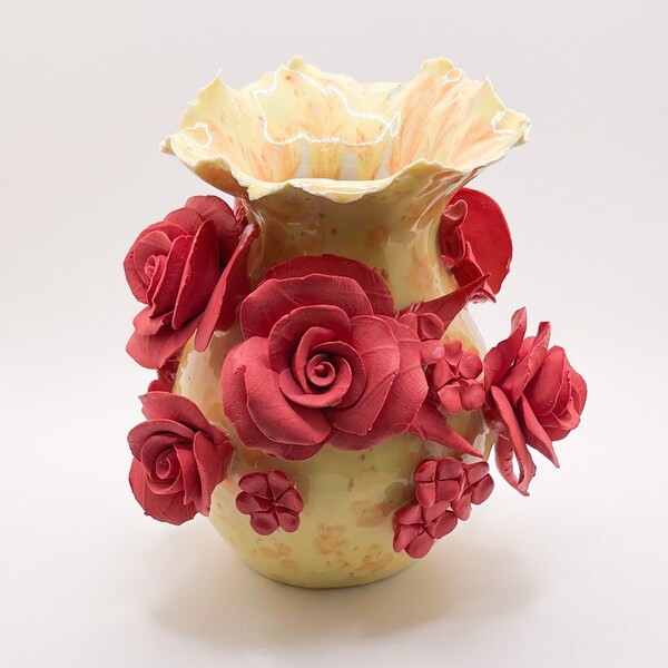 Ceramic Rose - Etsy