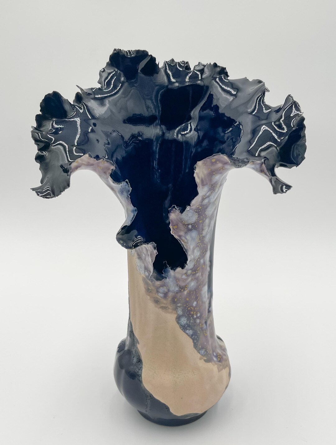 Burst Vessel - Ceramic Sculpture - Porcelain Vase, Keepsake Gift ...