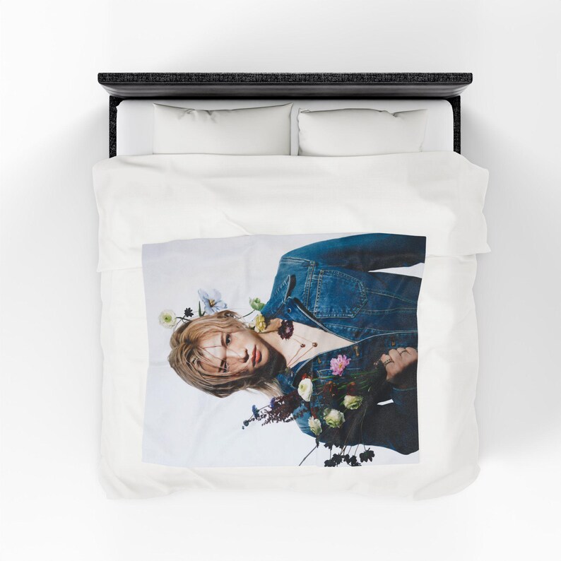 Felix Flowers Blanket, Stray Kids Blanket, Kpop Blanket, Stray Kids ...