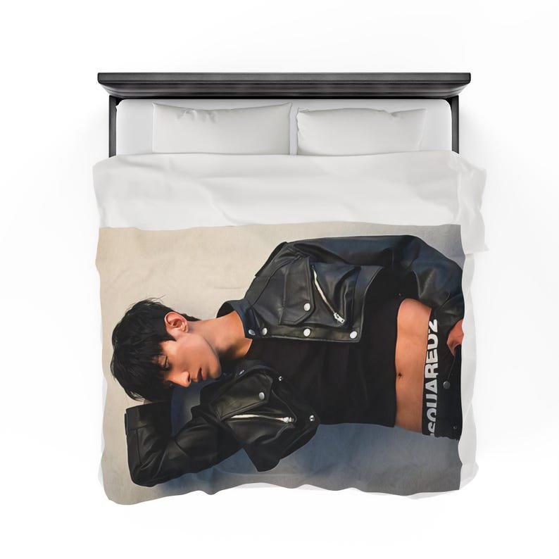Svt DK Bad Boy Blanket, Seventeen Blanket, Kpop Blanket, Seventeen ...