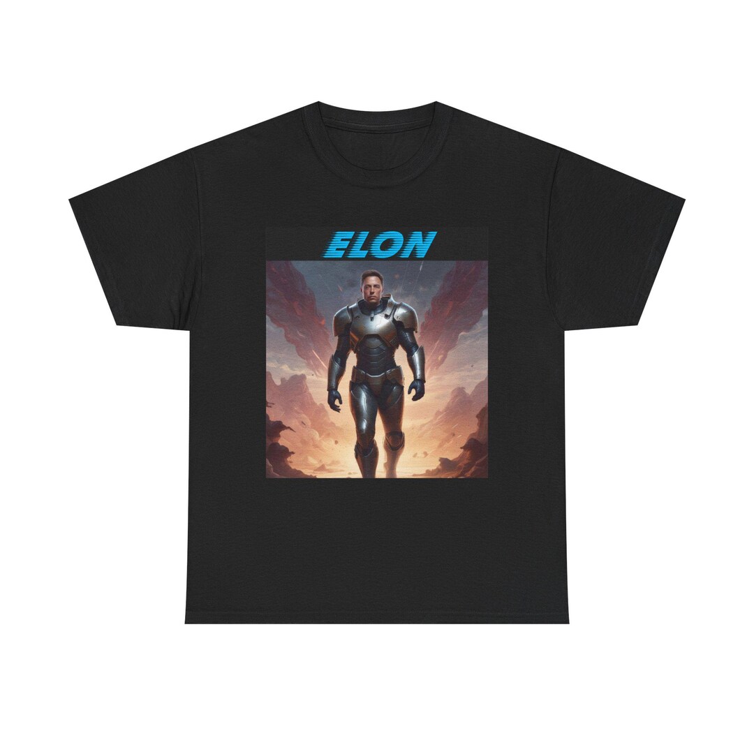 Elon Musk Cyber Armor Unisex Tee, Graphic T-shirt for Tech Enthusiasts ...