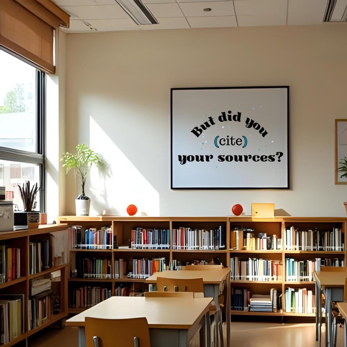 Did You Cite Your Sources Poster - English Teacher Wall Art - Classroom ...