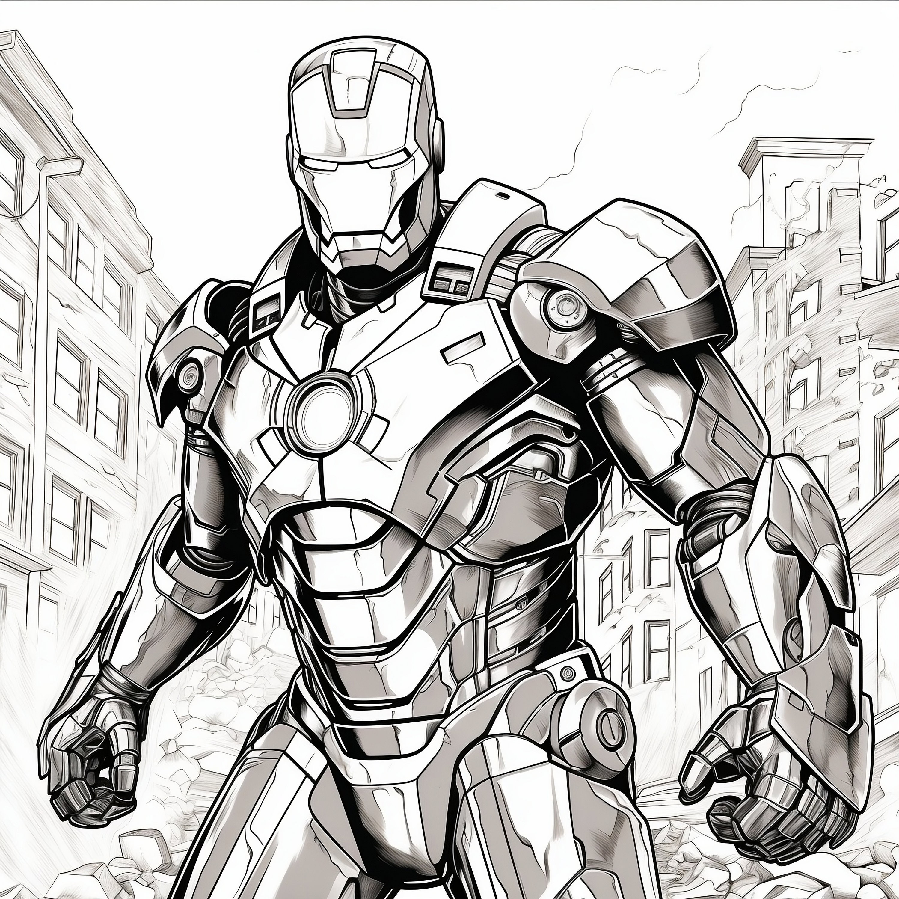 12 Best Iron Man Coloring Pages Iron Man Coloring Pages for - Etsy UK