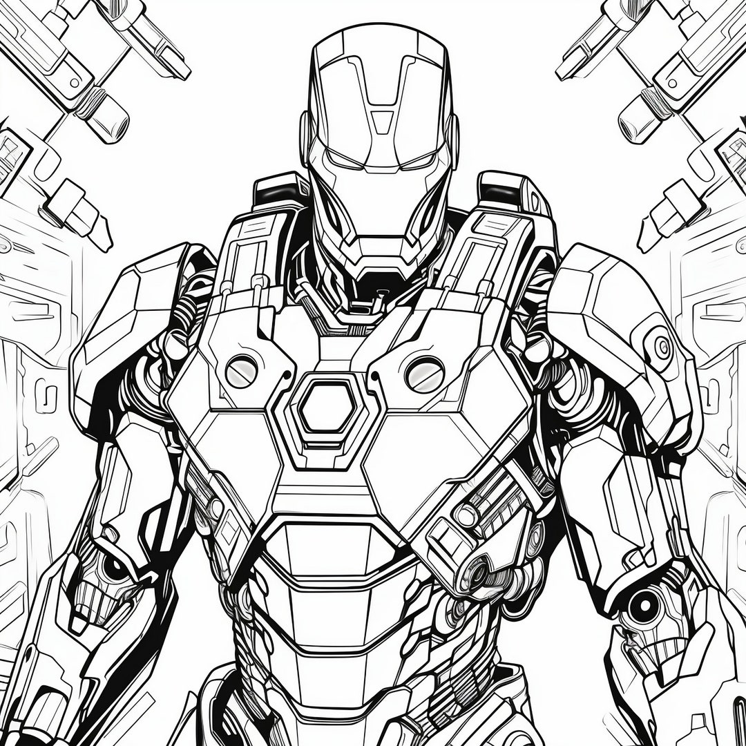 12 Best Iron Man Coloring Pages Iron Man Coloring Pages for Kids Super ...