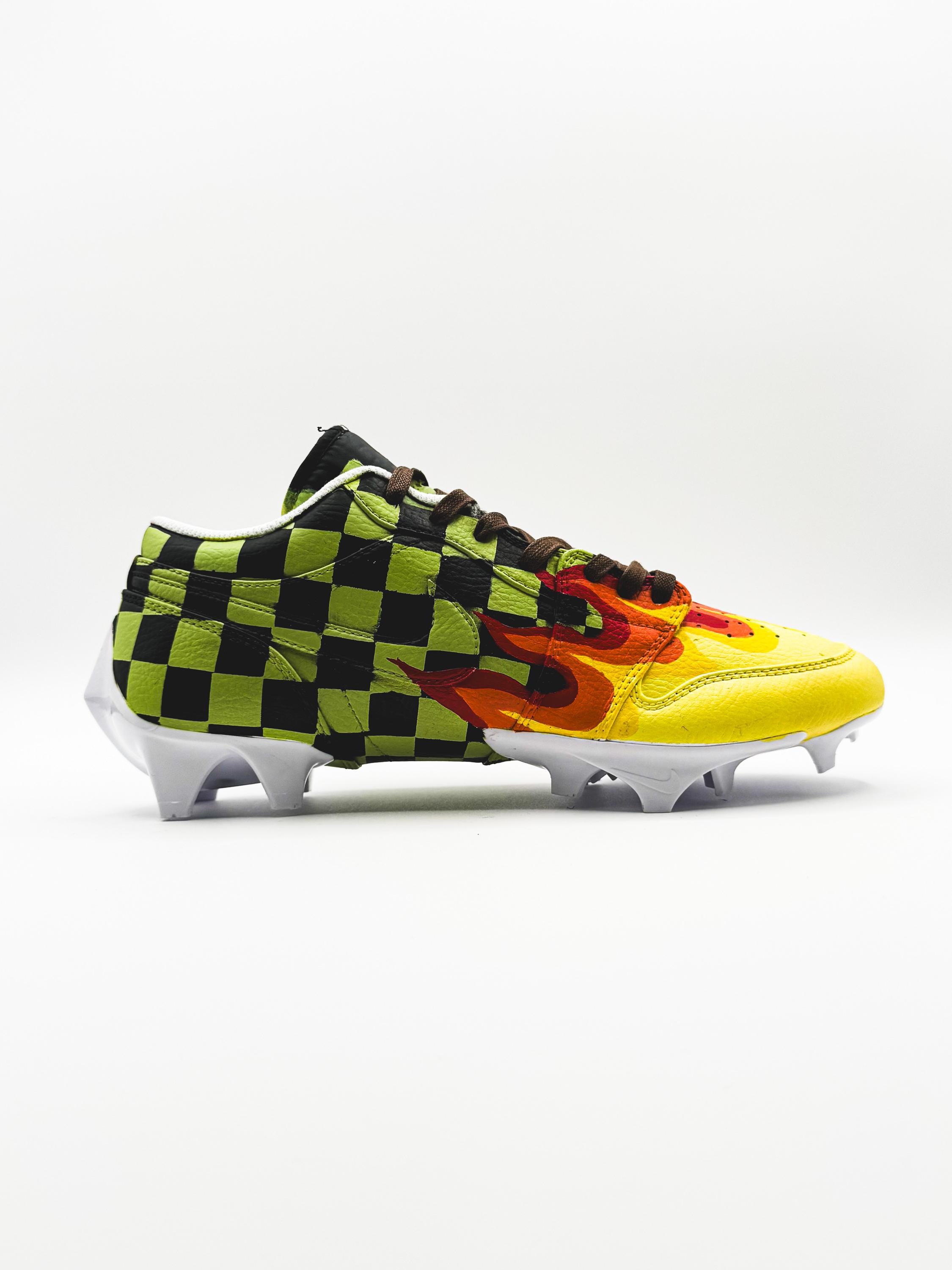 Custom Tanjiro AJ1 Low Cleats - Etsy