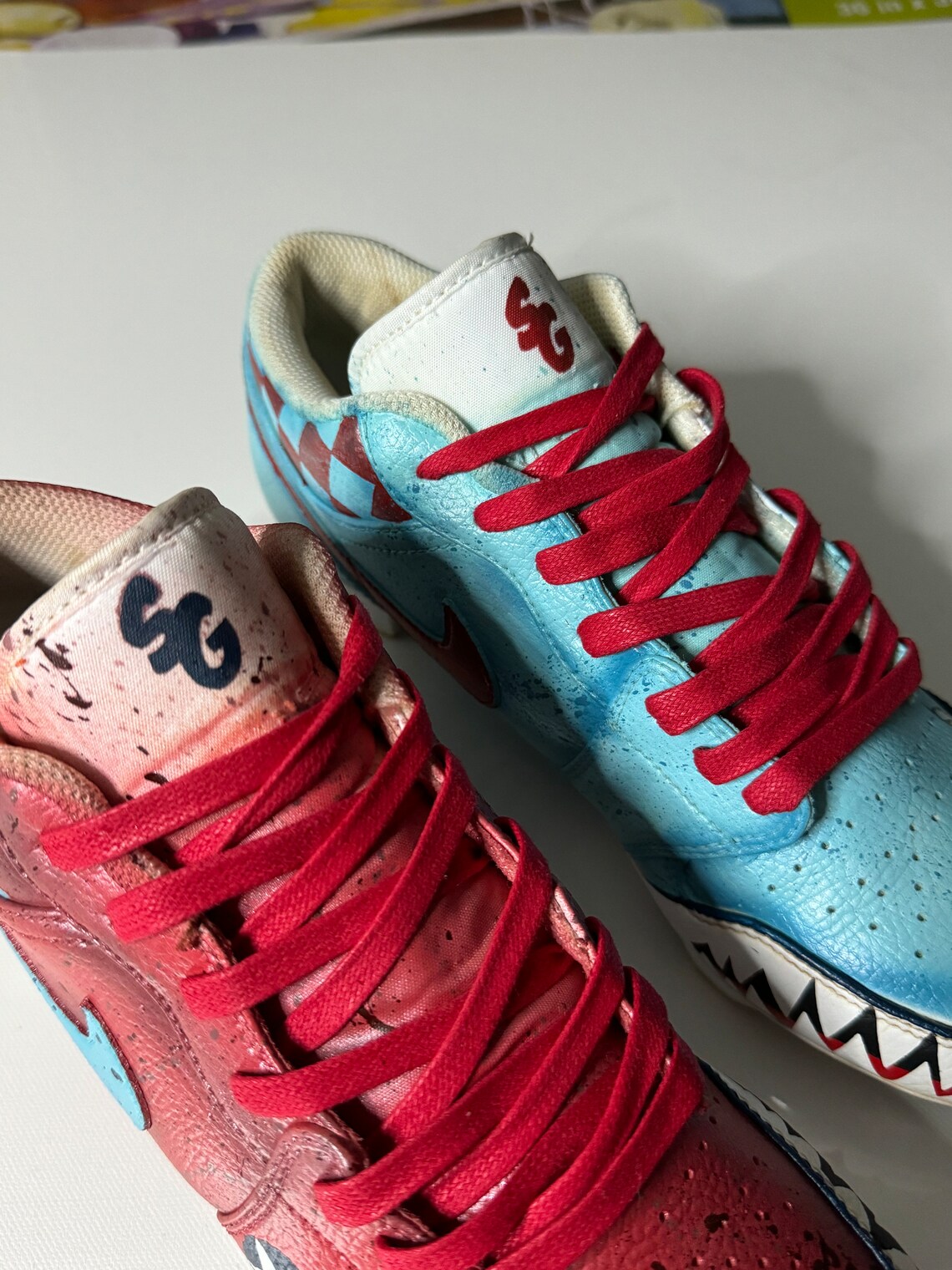 Custom Warhawk Aj1 Low Cleats - Etsy