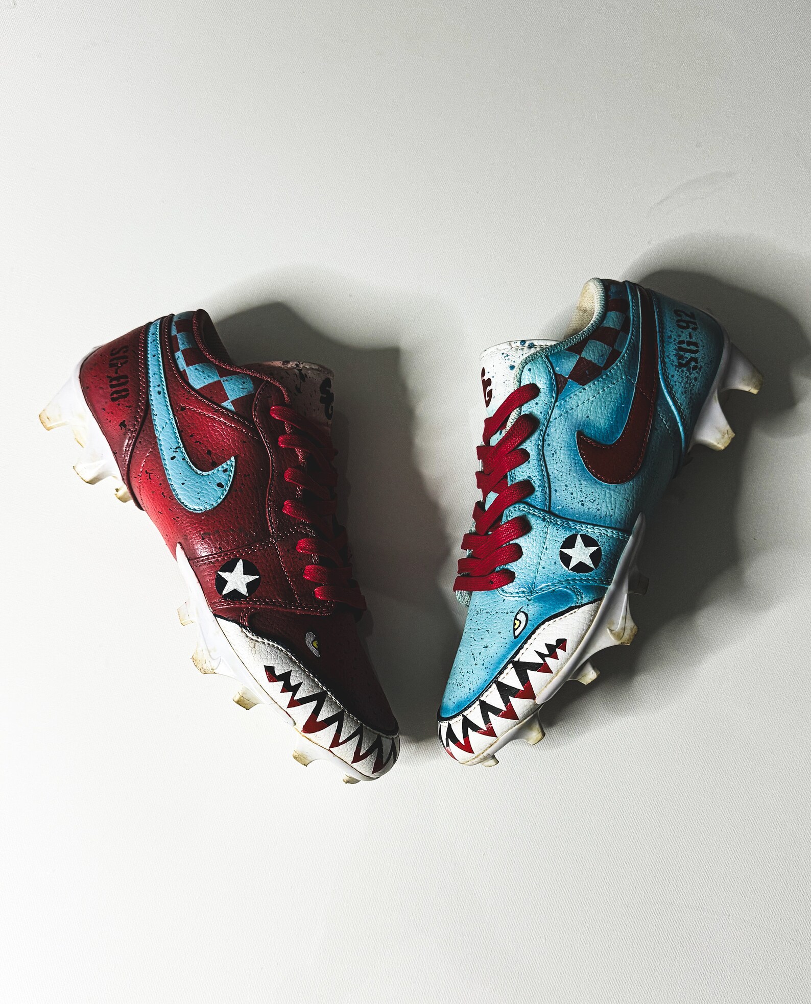 Custom Warhawk Aj1 Low Cleats - Etsy