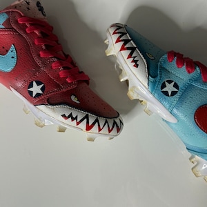 Custom Warhawk Aj1 Low Cleats - Etsy
