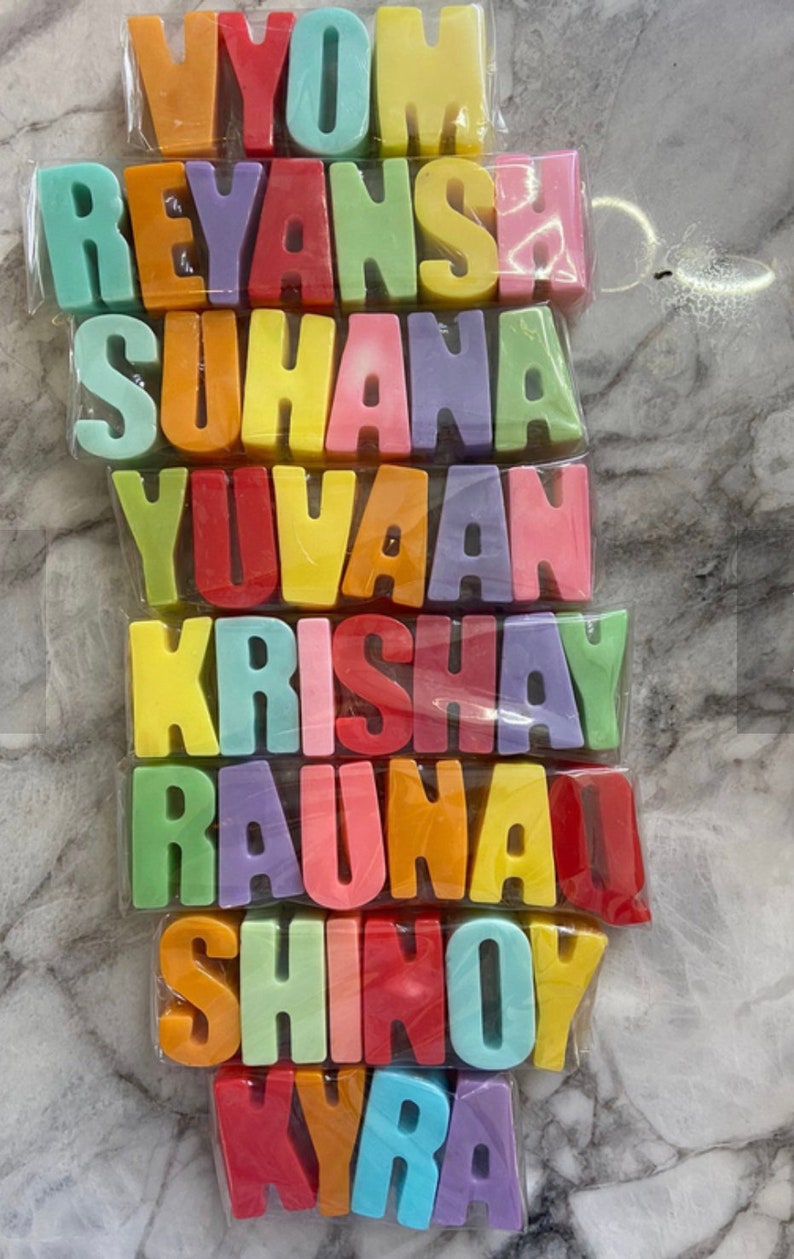 Alphabet Soap Personalized - Etsy