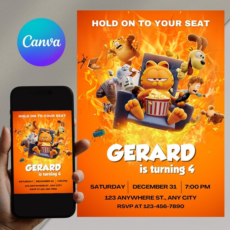 Garfield Party - Etsy