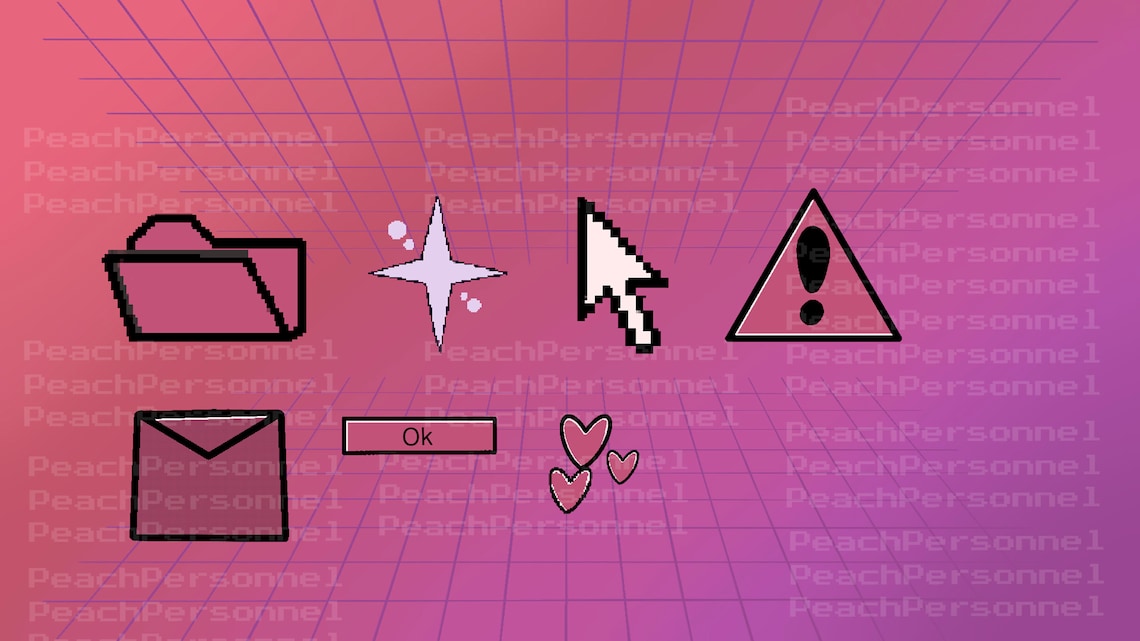 Twitch Overlay Vaporwave Retro Aesthetic Customizable - Etsy
