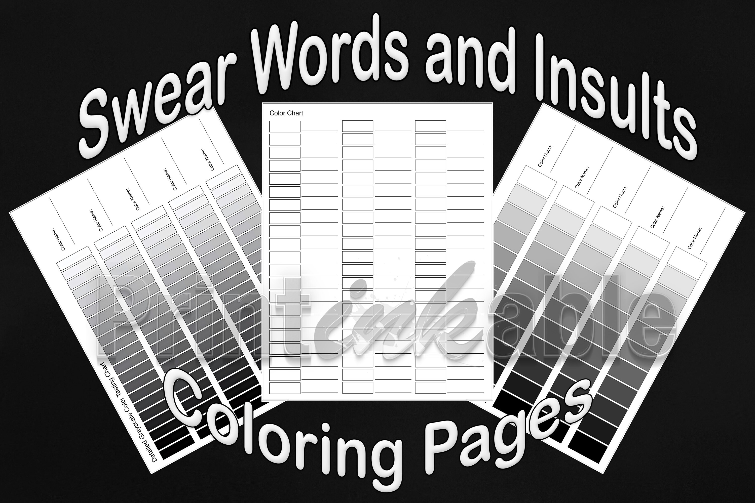 Printable Adult Coloring Pages of Flowers With Swear Words, Power ...