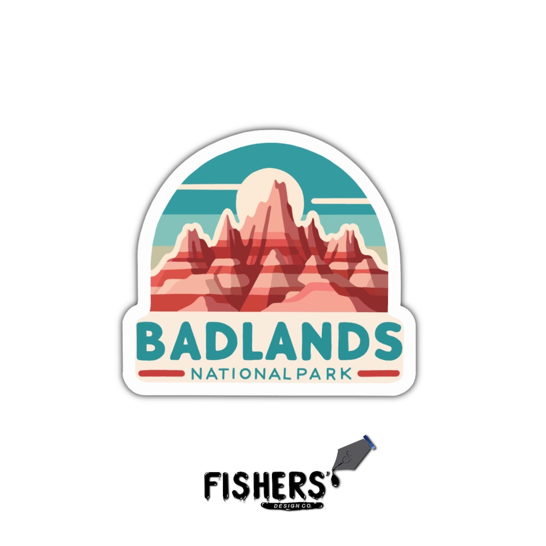Badlands National Park 3 Inch Sticker! - Water-resitant - Etsy