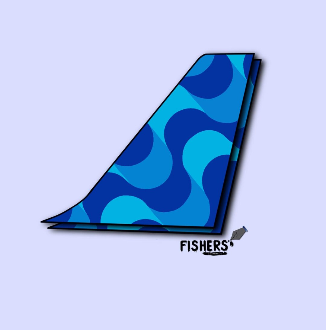 2+ Jetblue Airways "tailfin" Tail Stickers! - Decals - Water-resistant ...