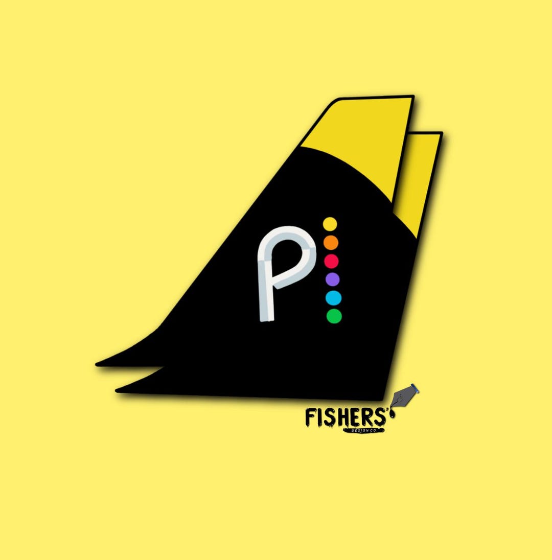 2+ Jetblue Airways "this Peacock Can Fly" Tail Stickers! - Decals ...