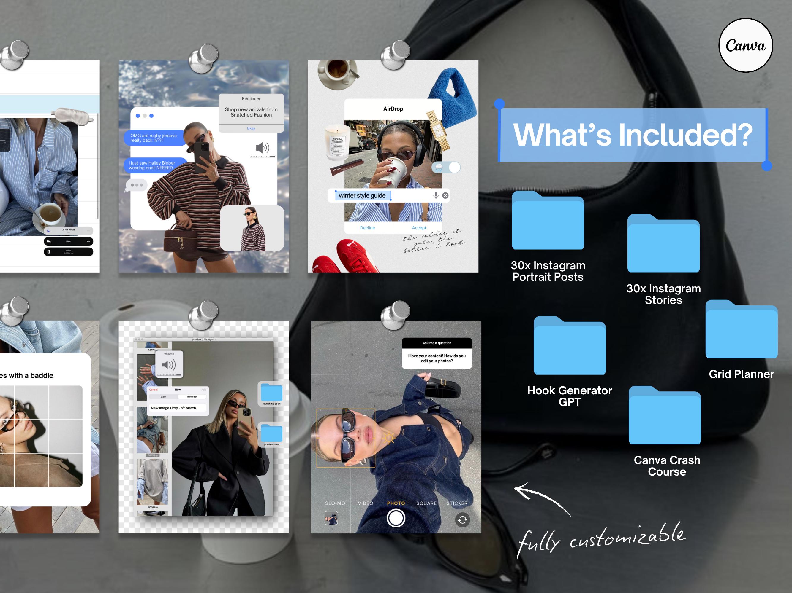 Ios Core Instagram Content Creator Templates, Digital Marketing Posts ...