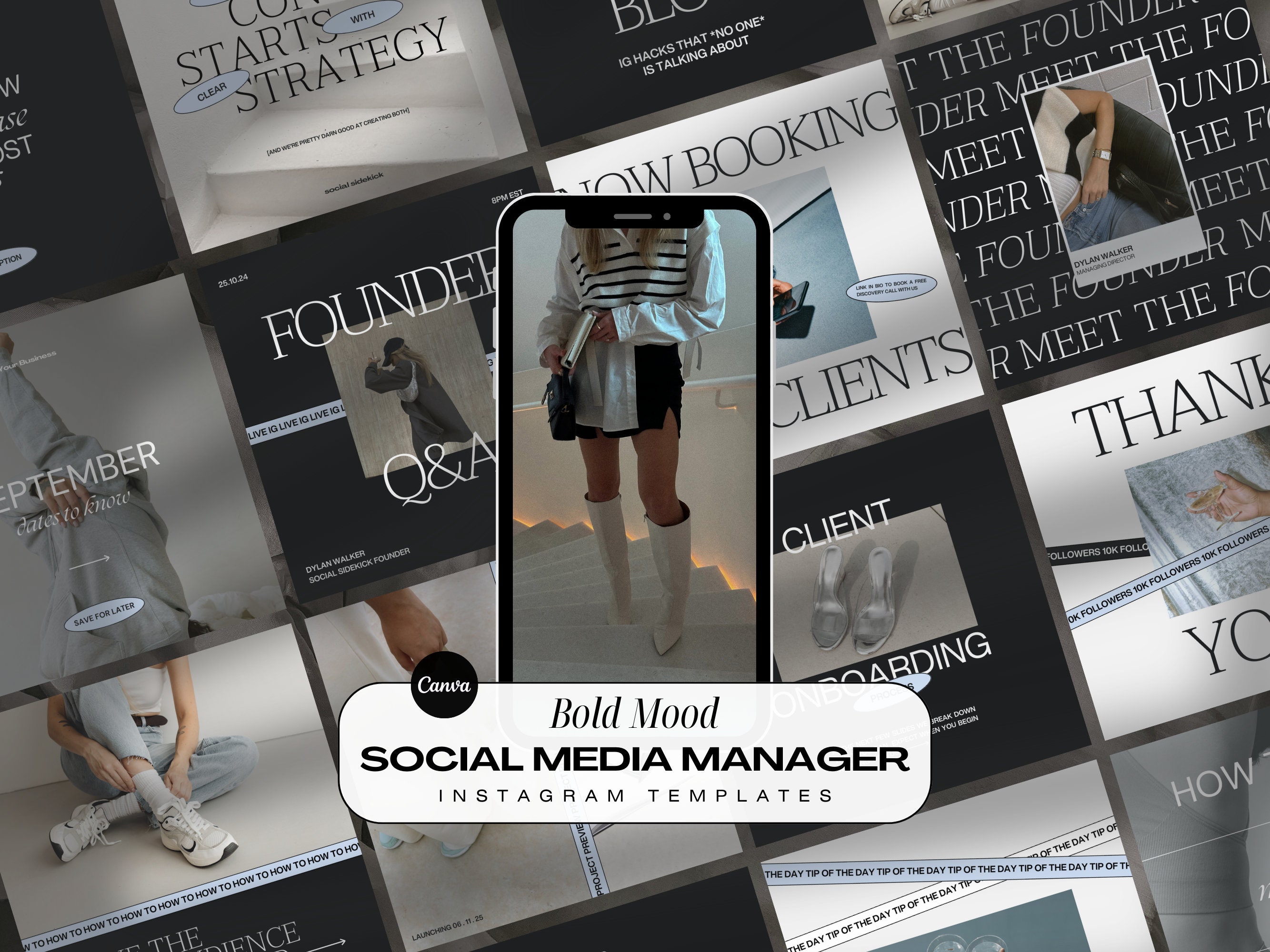 Instagram Social Media Manager, Social Media Marketer Post, Coaching ...