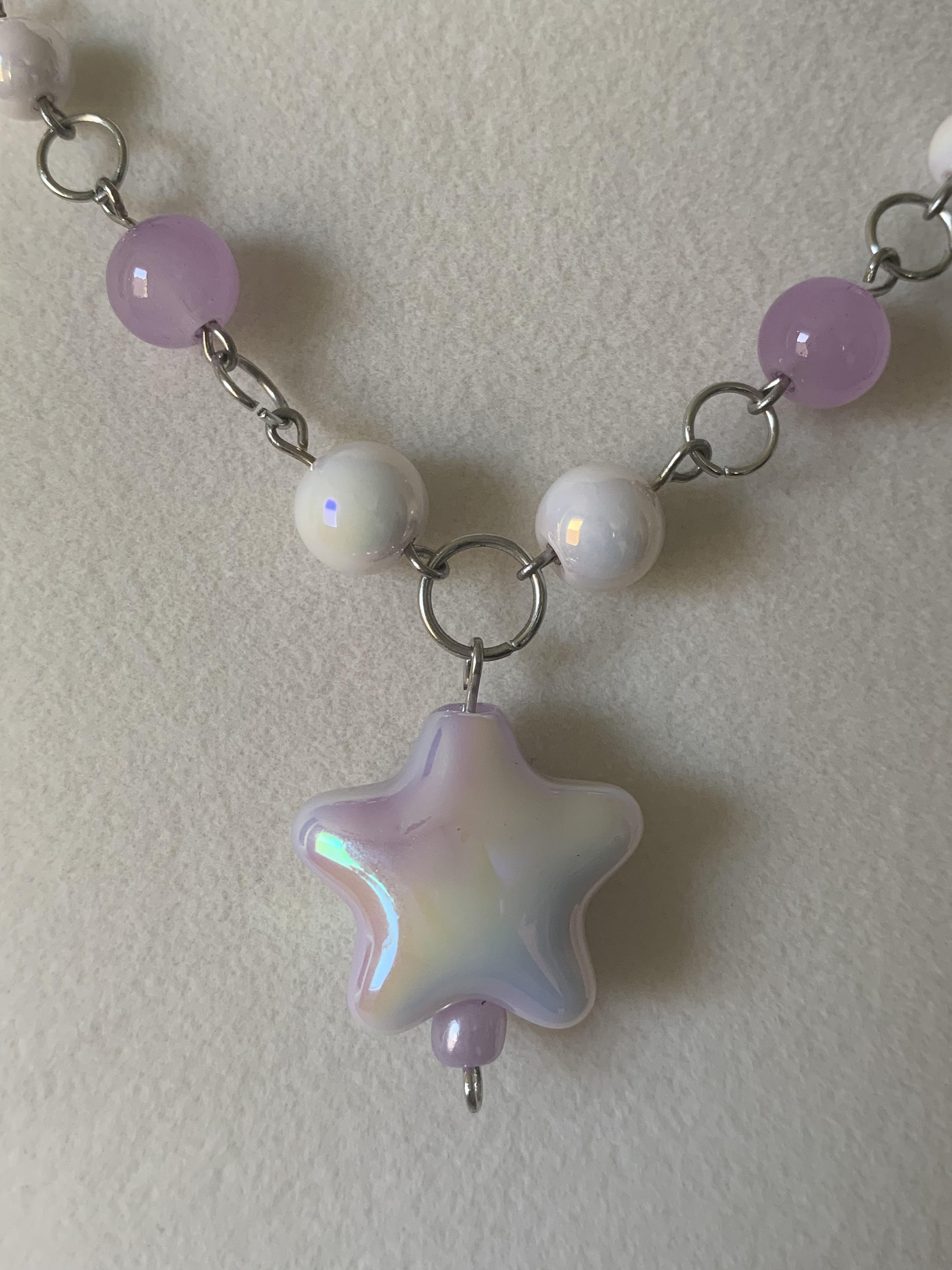 Handmade Purple Star Necklace - Etsy
