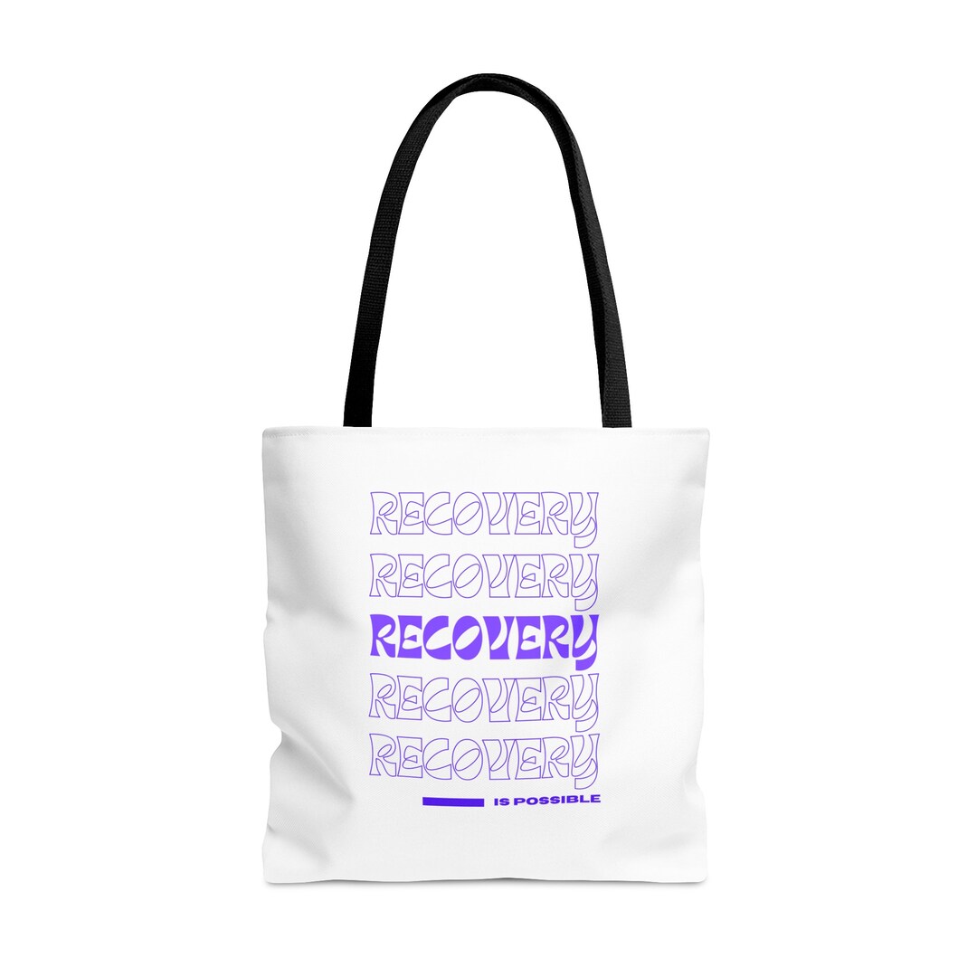 Purple Recovery Tote Bag - Etsy