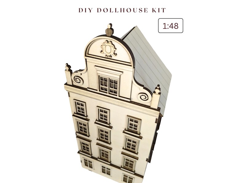 DIY Miniature House Kit, Miniature Model House 1/48 Scale, Fairy House ...