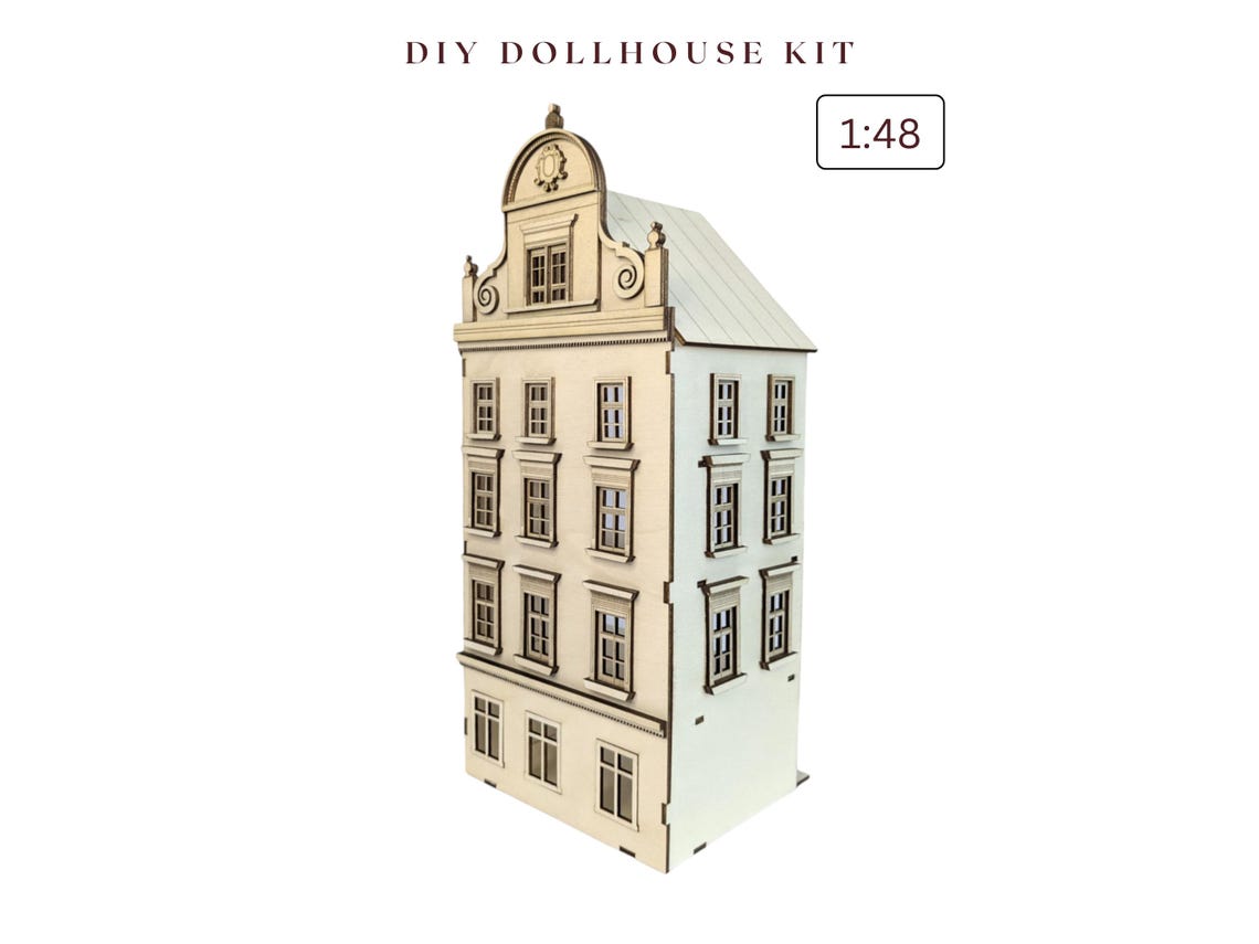 DIY Miniature House Kit, Miniature Model House 1/48 Scale, Fairy House ...